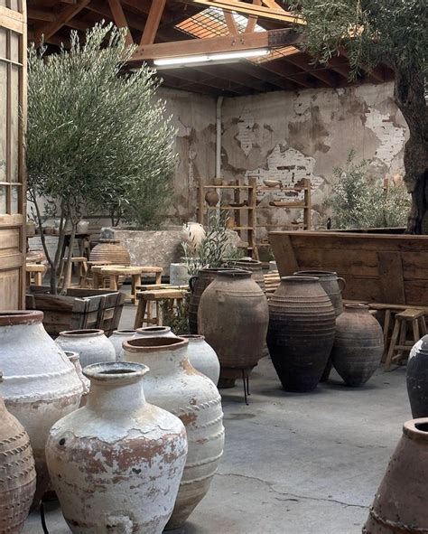 Rustic Pottery Vases For Backyard Decor