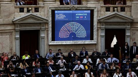 Argentina La Ley ómnibus Regresa A Comisión