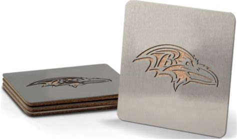 You The Fan Baltimore Ravens Coaster Set Dicks Sporting Goods
