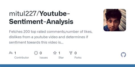 Github Mitul227youtube Sentiment Analysis Fetches 200 Top Rated
