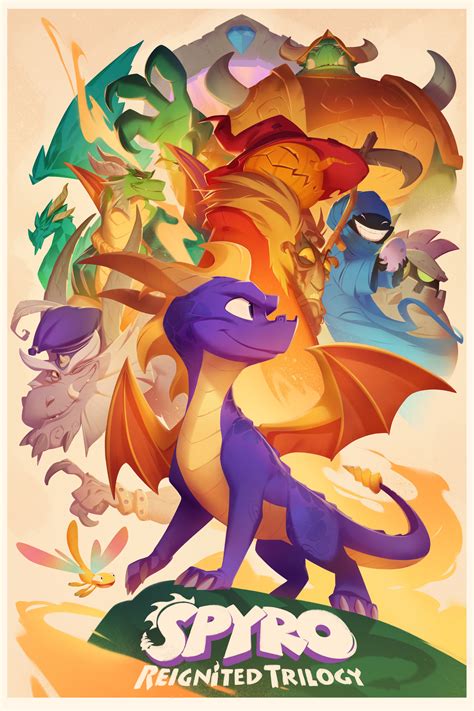 Spyro Reignited Trilogy Concept Art By Nicholas Kole