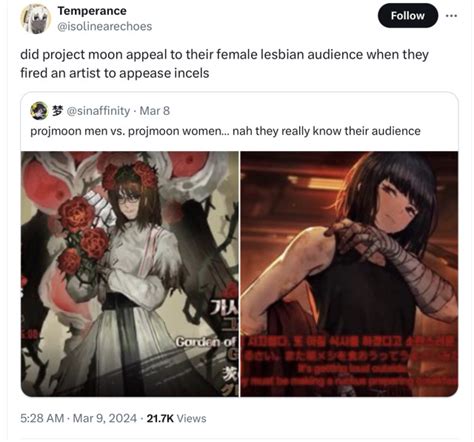 Image Tagged With Limbus Company Project Moon Korean Incel Gacha