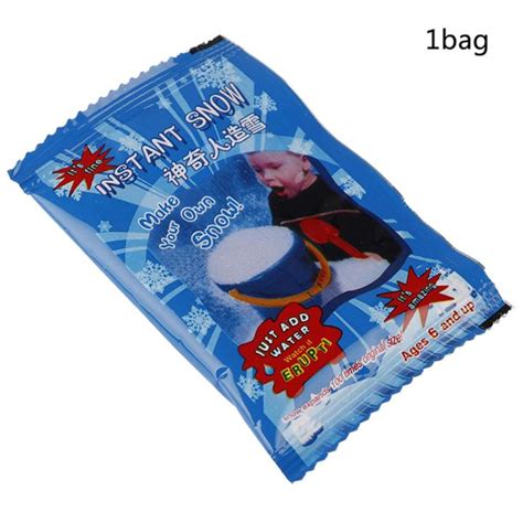 1 5pack Artificial Snow Instant Snow S Fluffy Snowflake Frozen Party