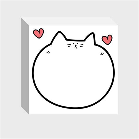 고양이 풍선 메모지 C95 예쁜메모지 옥션