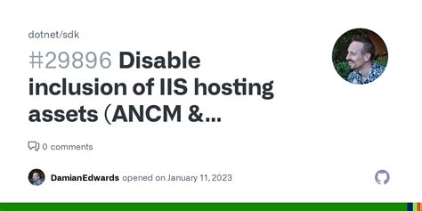 Disable Inclusion Of IIS Hosting Assets ANCM Web Config In Publish