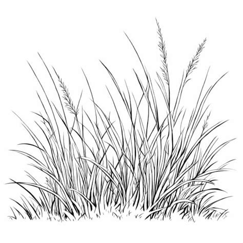 Download Educational Drawing Tall Grasses In A Field Coloring Pages