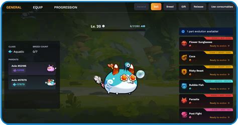 Axp And Axie Levels Sky Mavis