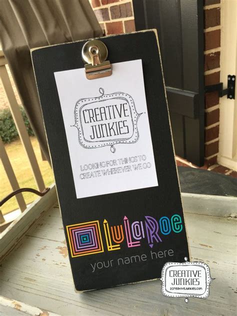 Personalized Lularoe Marketing Clip Board