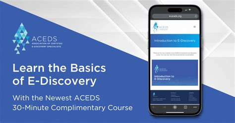 Association Of E Discovery Specialists Ceds Certification Aceds