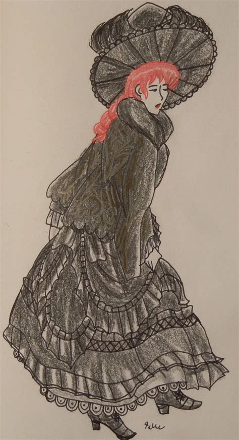 French Red Head From The 19th Century By Teresita Blanco Blanco