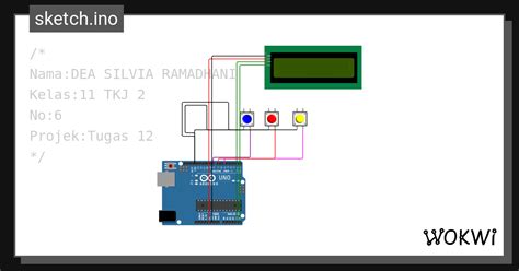 Dea Silvia Tugas 12 Wokwi Esp32 Stm32 Arduino Simulator