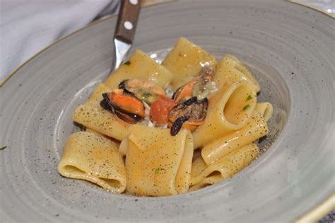 Paccheri con Cozze e Patate Mercato Unità