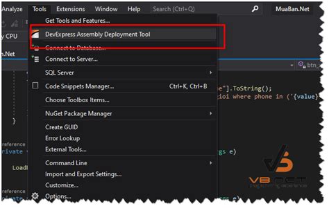 Devexpress Hướng Dẫn Sử Dụng Assembly Deployment Tool để đóng Gói ứng