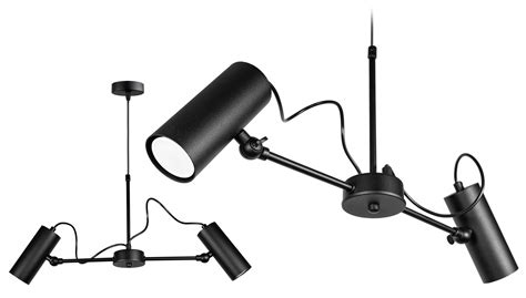 LAMPA SUFITOWA WISZĄCA NOWOCZESNA OPRAWA HALOGENOWA SPOT TUBA LOFT GU10