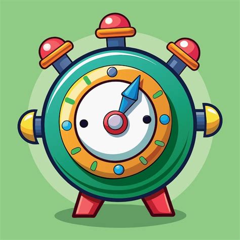 Premium Vector Illustration Cartoon Of Clock Vector On A Isolated