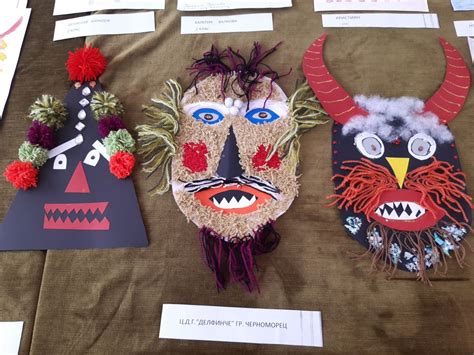 Изложба кукерски маски 2020г Димо Николов 1908 Черноморец