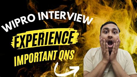 Wipro Round 1 Java Developer Interview Experience 4 To 8 Years Of