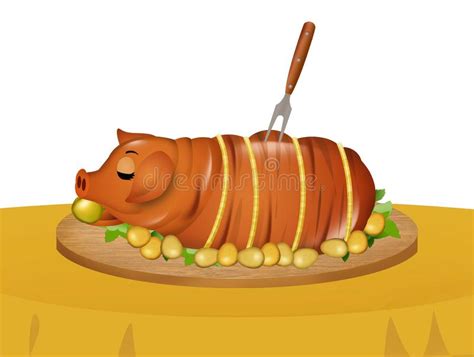 Illustration De Côtelettes De Porc Illustration Stock Illustration du