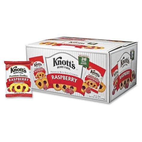 Knotts Small Package Bakery Raspberry Filled Shortbread Cookies Bite
