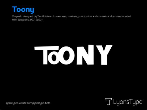 Toony By Lyonstype On Deviantart