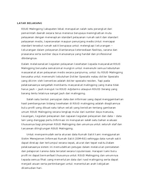 Profil Mamuju Tengah Pdf