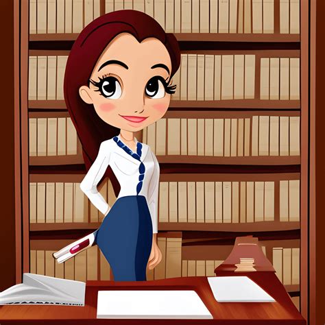 Disney Animation Very Detailed Beautiful Latina Lawyer · Creative Fabrica