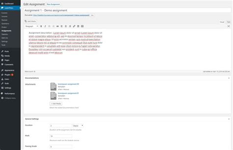 Create Assignments With Learnpress Assignments Integration