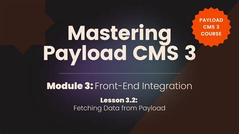 Fetching Data From Payload In Nextjs Mastering Payload Cms 3 Lesson 32 Youtube