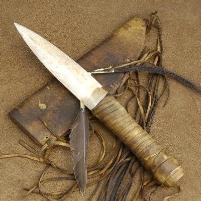 Handcrafted Bone Dagger With Leather Sheath Diy Knife Sheath Ideas