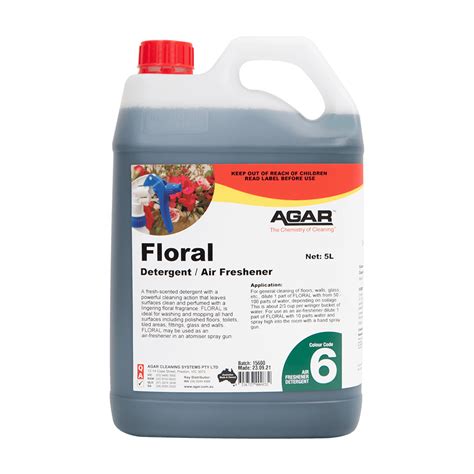 Agar Floral Detergent Air Freshener Envo Supplies Pty Ltd