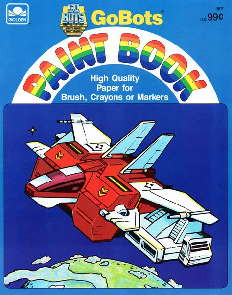 Golden Paint With Water Gobots Books