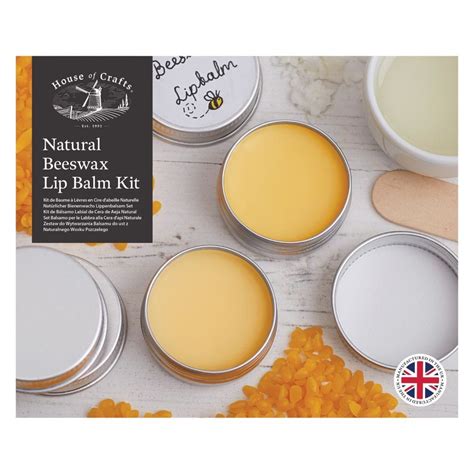 House Of Crafts Natural Beeswax Lip Balm Craft Kit Craft And Hobbies