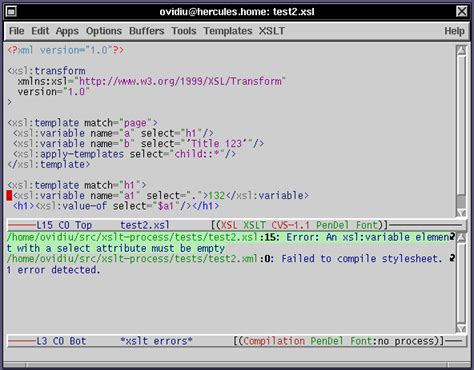 xslt process user s manual