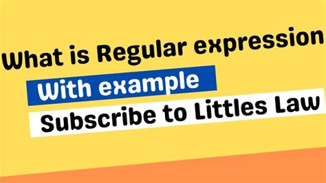 Vasanth Shanmugam On Linkedin What Is Regular Expression In