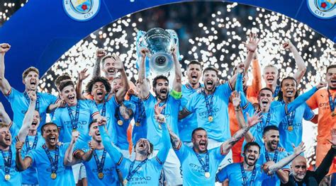 Manchester City 2023 Treble Winning Team Wallpapers Wallpaper Cave