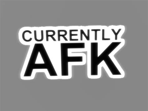 Second Life Marketplace Afk Sign