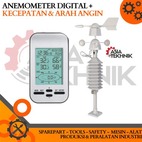 Jual Alat Pengukur Kecepatan Arah Angin Digital Anemometer ORIGINAL Jakarta Pusat Asia