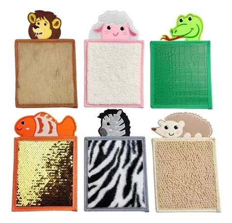 Painel De Parede Sensorial Texturizado De 6 Peças Para Crian Meses