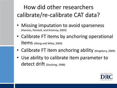 detecting item parameter drift ppt download