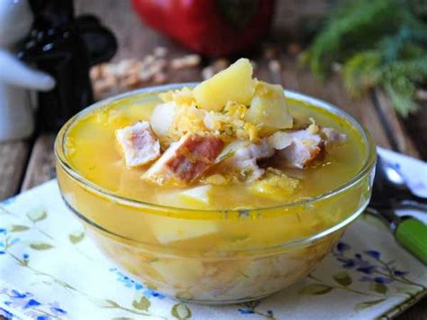 Гороховый суп с копченой курицей — рецепт с фото пошагово