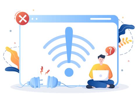 Best Lost Wireless Connection Illustration Download In Png And Vector Format