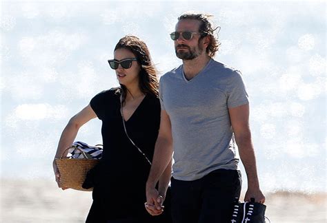 Heavily Pregnant Irina Shayk And Bradley Cooper Enjoy Beach Picnic Star