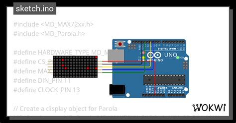 Game Of Life Led Matrix Wokwi ESP32 STM32 Arduino Simulator