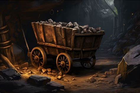 Mining Cart Cave Generate Ai 3863782