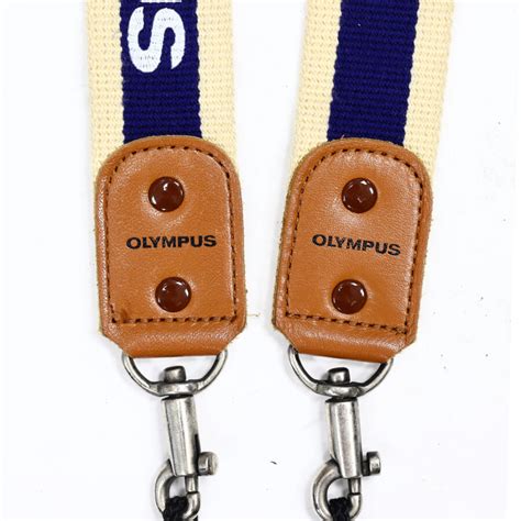 Used Olympus Pro Neck Strap Blue And Cream Mifsuds Photographic Ltd