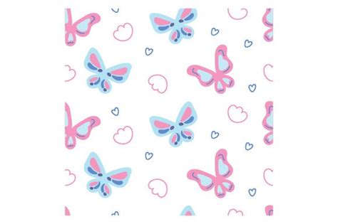 Fairy Tale Party Fairy Wings Seamless Pattern Svg Cut File By Creative