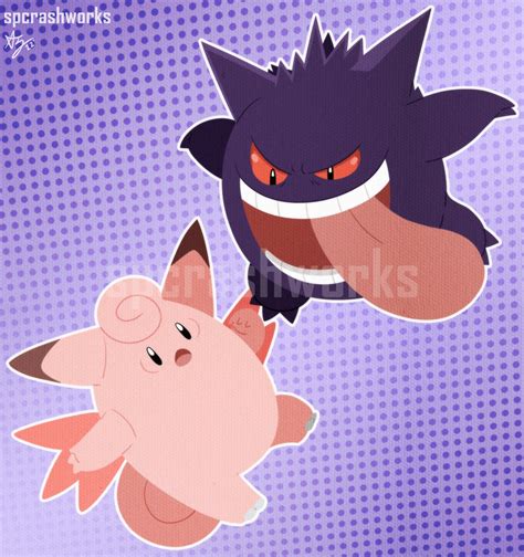 Gengar Clefable Wallpaper