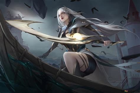 Sentinel Diana Lol League Of Legends 4k Wallpaper Download