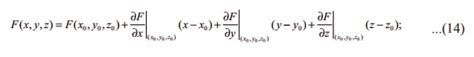 linear approximation and differential of a function of several