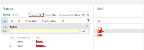 Scrum Is There A Way To Assign Existing Feature To Epic Stack